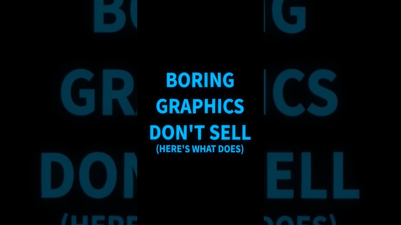 Boring Graphics DON'T SELL (Here's What Does) #graphicdesigntips